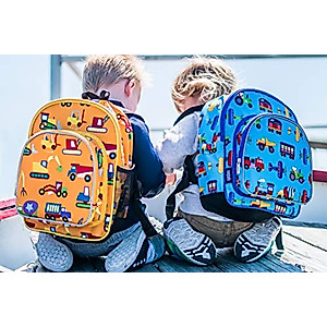 Wildkin 12-Inch Kids Backpack for Boys & Girls, Perfect for Daycare and Preschool, Toddler Bags Features Padded Back & Adjustable Strap, Ideal for School & Travel Backpacks (Under Construction)