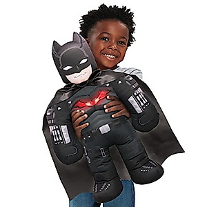 Just Play The Batman™ Bashin’ Battler Batman™ Talking 18-Inch Plush Toy with Light-up Chest and Action Phrases, The Batman™ Movie, Kids Toys for Ages 3 Up