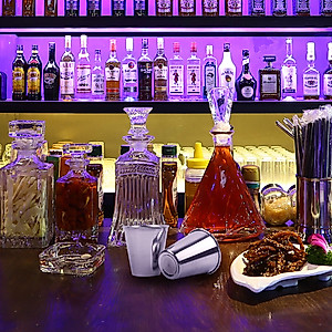 Framendino, 6 Pack Metal Shot Glasses Coffee Stainless Steel Vessel Drinking Tumbler Water Whisky Vodka 2 Ounce/70 ml