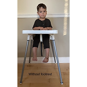 High Chair Footrest Compatible with IKEA Antilop - 100 Percent Natural Bamboo, K-2