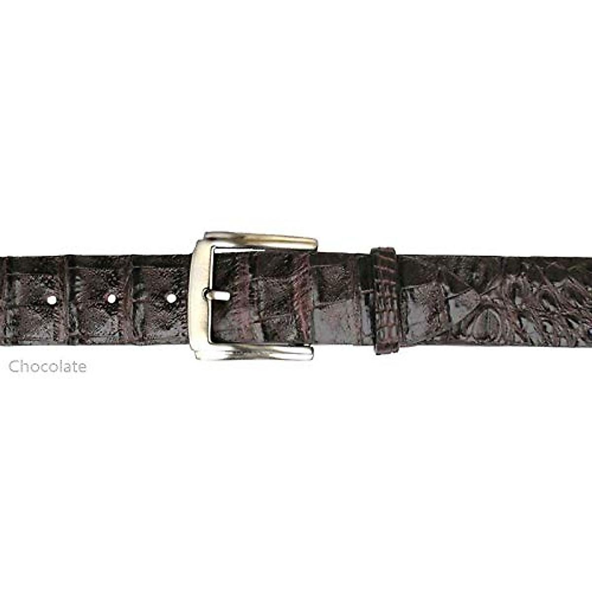 Genuine Hornback Crocodile Handmade 1 ½” Bronco Belts