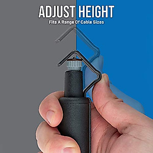 Jonard Tools CST-1900 Round Cable Stripper for Fast and Precise Jacket Removal, 3/16" to 1 1/8" Diameter, Cable Strip & Ring Tool, Original version
