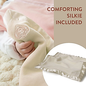 Prince Lionheart Original Slumber Bear with Silkie Blanket - Blue