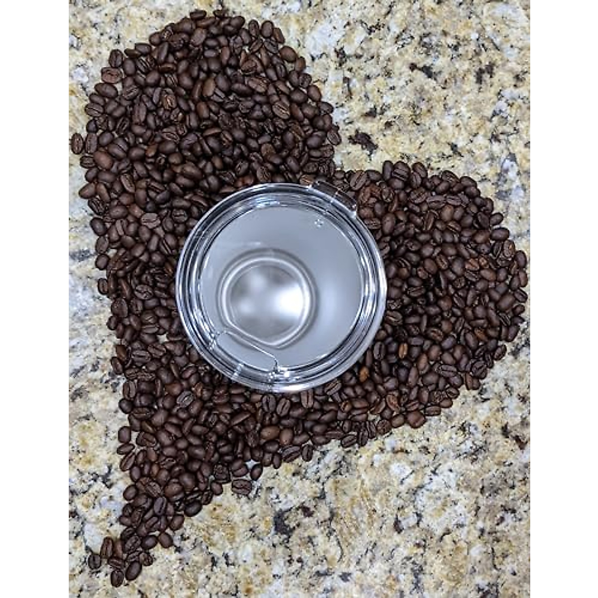 Crypto Coffee Tumbler | Bitcoin Brew Travel Mug | Stainless Steel | 20 oz | White