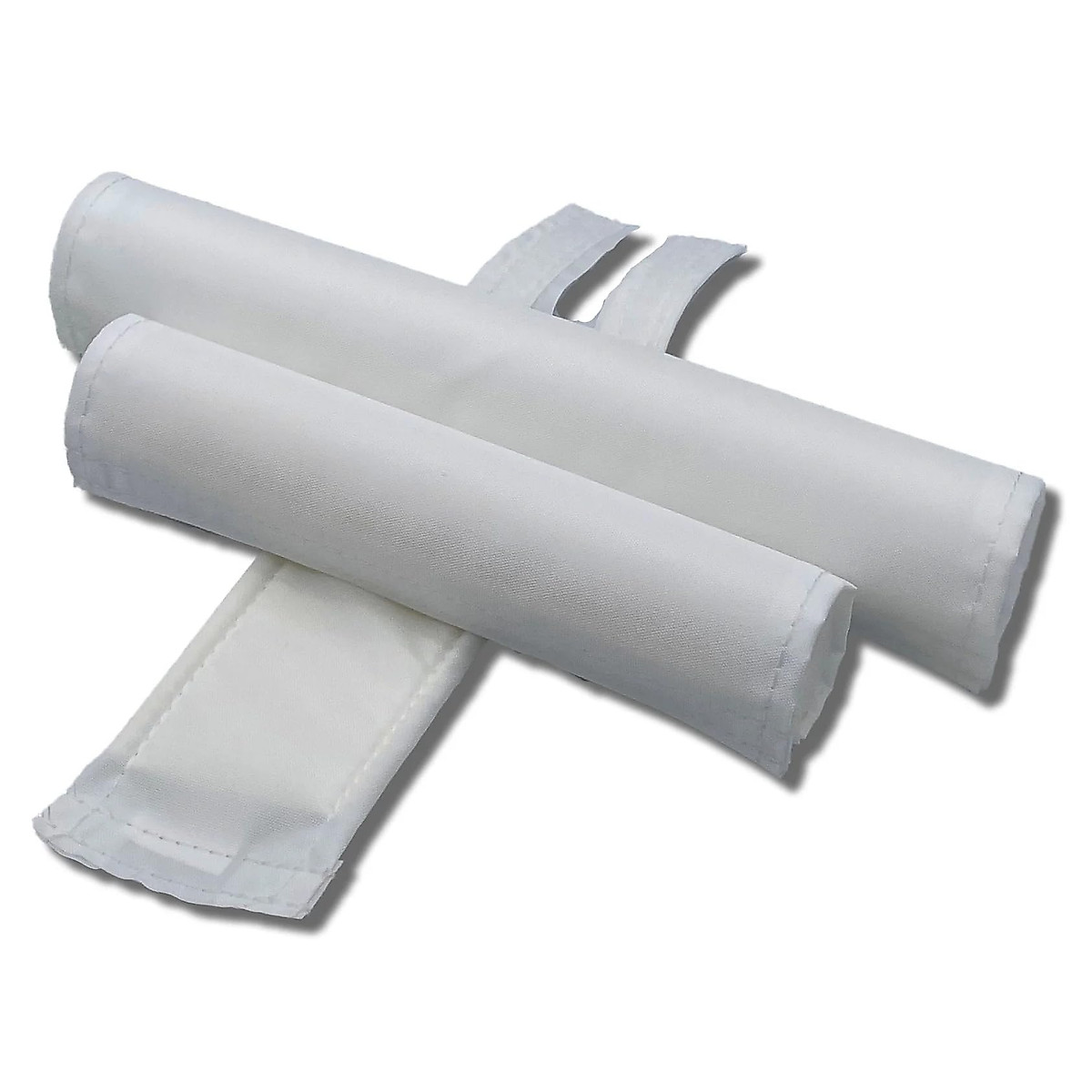 Textured Nylon Solid Color BMX Pad Sets by Flite Black 1" top Tube Diameter