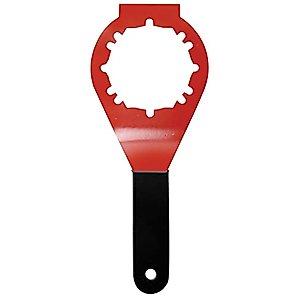 Superior Tools Universal Professional Sink Drain Wrench, Red, 3710