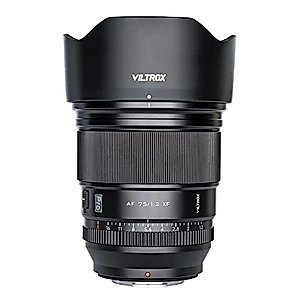 VILTROX PRO 75mm f/1.2 f1.2 Fuji x Mount APS-C Prime Lens for Fujifilm X Mount Camera X-T5 X-H2 X-H2S X-T30 II X-T4