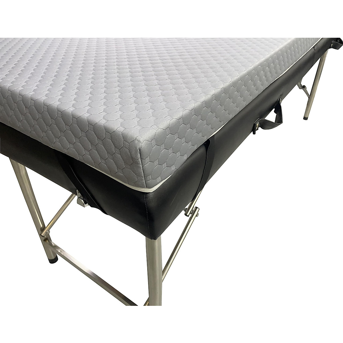 ENDELLE Lash Bed Topper,2.7in Thick Foam Pad with Removable Cover,Non-Slip Bottom.Small Single Floor Bed,Camping Mattress,Guest Bed