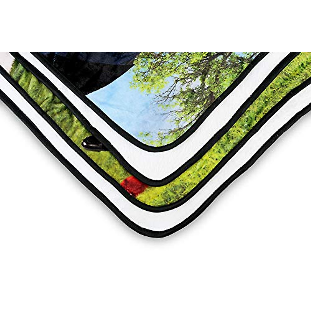 The Office Sunday Afternoon Art Style Fleece Throw Blanket | Official The Office Collectible Blanket | Measures 60 x 45 Inches