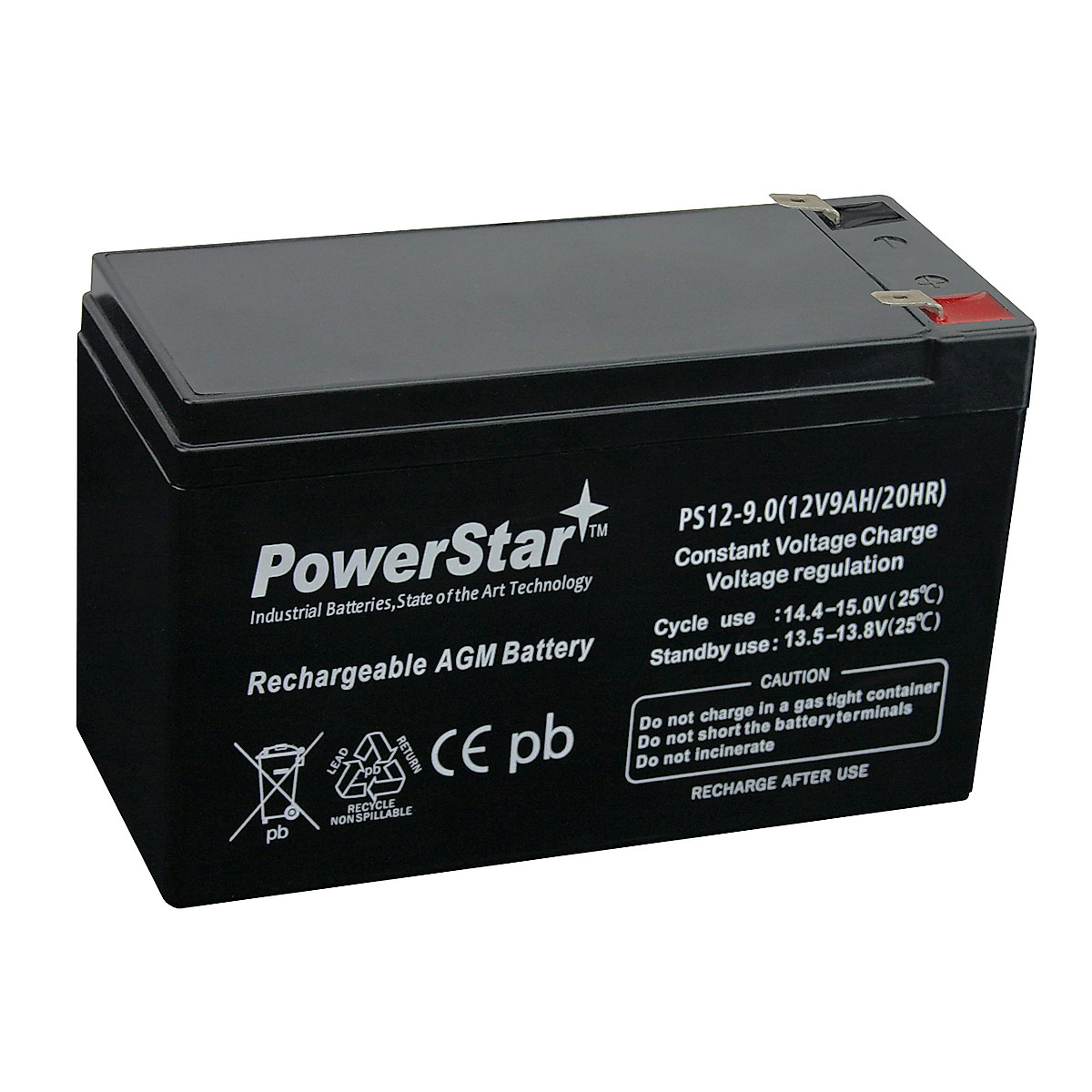 PowerStar 12 Volt 9ah Battery for RBC2 RBC17 Compatible with APC UPS Battery Pack Replaces BK400 BK300 BK500