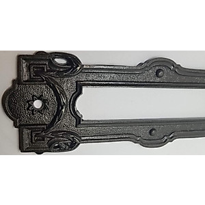 Mailbox Letter Slot Swinging Door Wall Mounted cast Iron neo Classical Antique Vintage Old Mail Postal