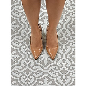 FloorPops Emilia Peel & Stick Floor Tiles, Neutral