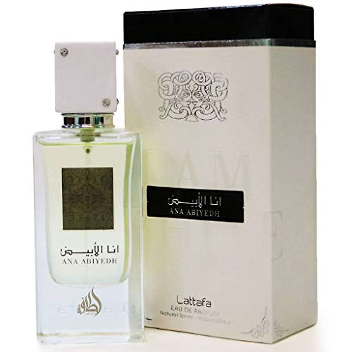 Ana Abiyedh EDP - 60ml unisex I Oriental with a Classic Combination of Oudh, Roses & Vanilla I Energizing Oud Fragrance I Vanilla, Jasmine, White Musk, Ambergris & Saffron I by Lattafa Perfumes (Discovery Gift Set)