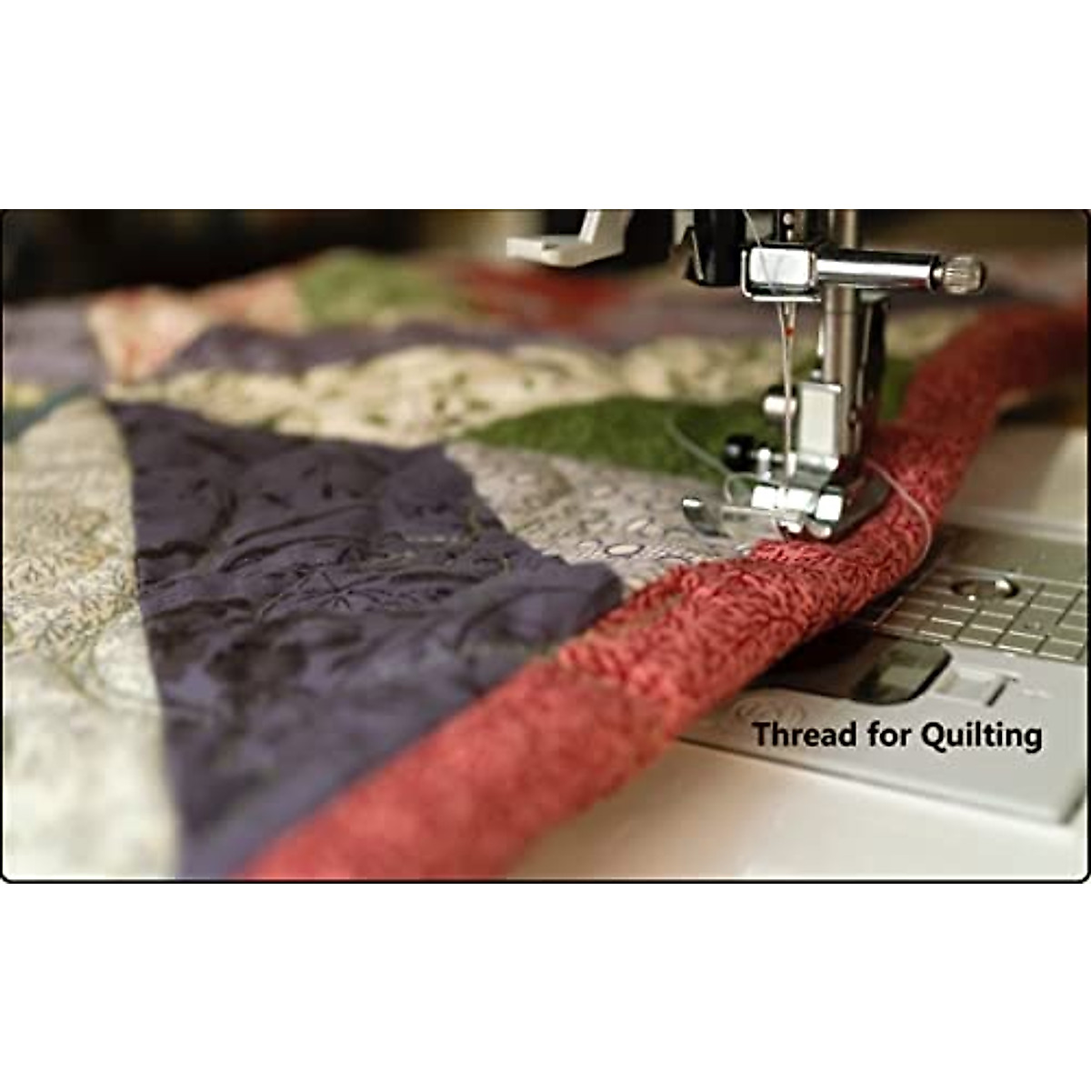 Simthread All Purpose Thread Polyester 400 Yards (1 White 1 Black)