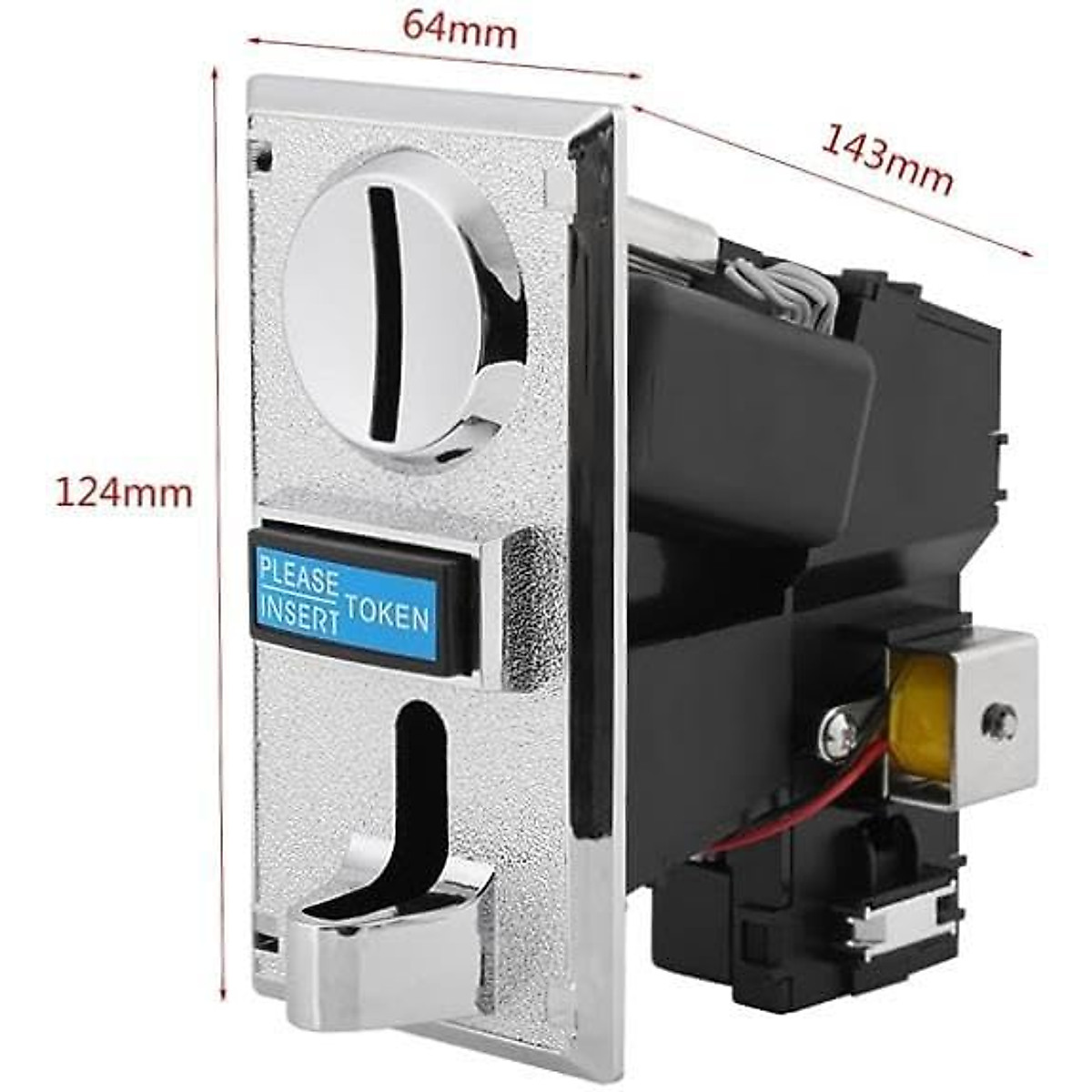 Multi Acceptor for Vending Machines - Arcade Game Selector Mechanism - Slot Acceptance Device for Arcade - Ideal Acceptor Mechanism for Arcades
