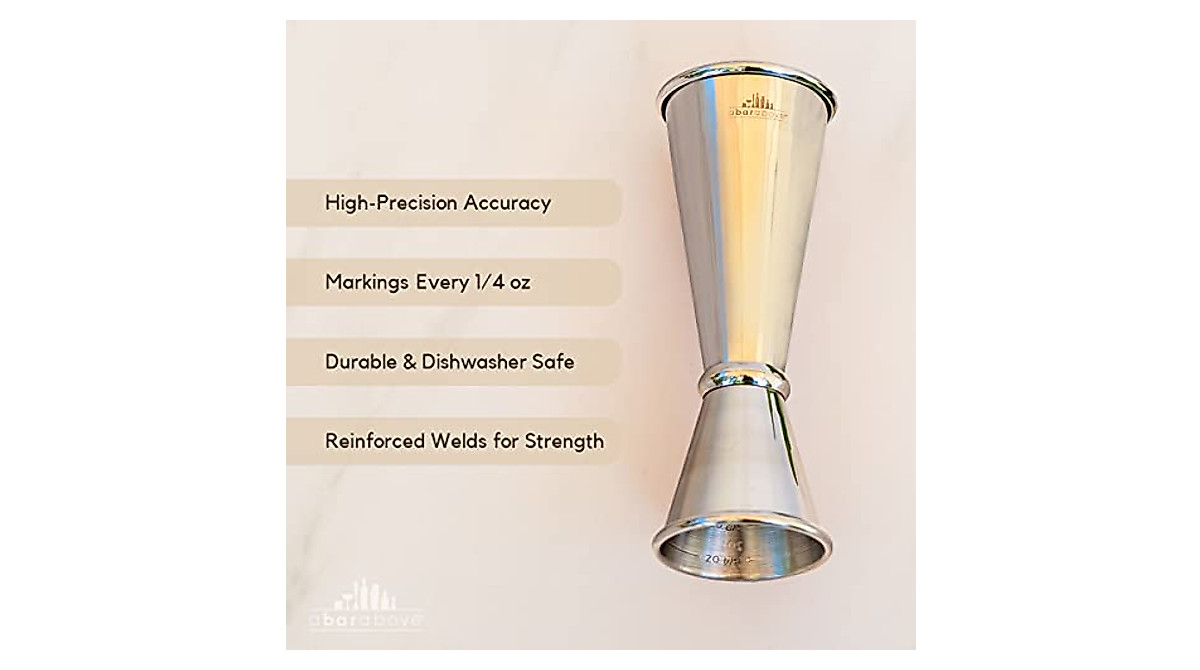 Premium Japanese Cocktail Jigger - Precise Measurement & Durability
