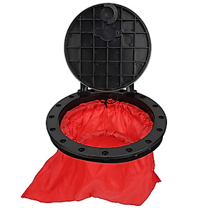 OUKENS Boating Boat Sealing Hatchs Cover, Round Circular Type Lid Waterproof Kayak Accessories W/Storage