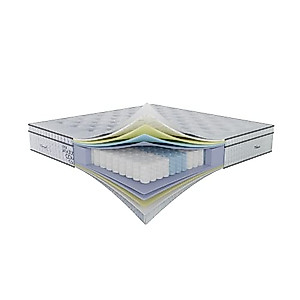 MAXX Sleep 11" Hybrid Mattress - Memory Foam Luxury Hybrid Mattress - 7-Zone Gorilla Pocket Spring System - 180 Night Trial - 11 Premium Layers - CertiPUR (Queen (U.S. Standard))