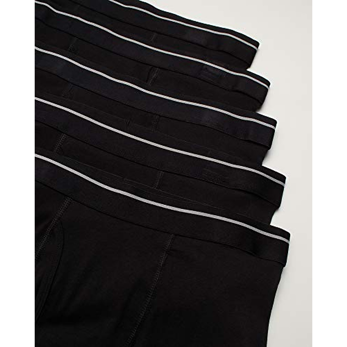 Members Mark Underwear - Stretch Boxer Briefs (5 Pack), Size Large, Black