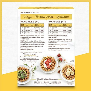 Simple Mills Almond Flour Pancake & Waffle Mix, Original - Gluten Free, Plant Based, Paleo Friendly, Breakfast 10.7 Ounce (Pack of 1)