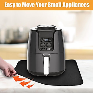 2PCS Heat Resistant Mat for Air Fryer,Deep Fryer,Oven,16x20in Hot Pads for Kitchen Counter Heat Protector,Under Coffee Maker Mats for Quartz Countertop Protector,Deep Fryer Coffee Machine Accessories