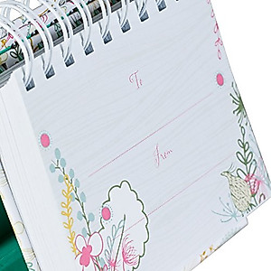 DaySpring Flip Calendar - God in Every Moment - 80299 White, 5 1/2" x 5 1/4" x 1 1/2"