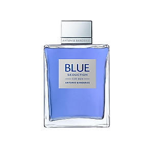 Antonio Banderas Blue Seduction Eau de Toilette Spray for Men, 6.8 Fluid Ounce