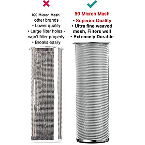 Palais Essentials 1 Gallon Cold Brew Coffee Maker with Thick Glass Carafe & Stainless Steel Mesh Filter and Spigot - Premium Iced Coffee Maker, Cold Brew Pitcher & Tea Infuser