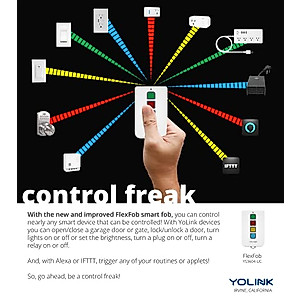 Smart Power Strip, YoLink 1/4 Mile World's Longest Range Power Strip Compatible with Alexa Google IFTTT, Surge Protector Plugs 4 USB Charging Ports + 4 AC Plugs for Multi Outlets - YoLink Hub Included