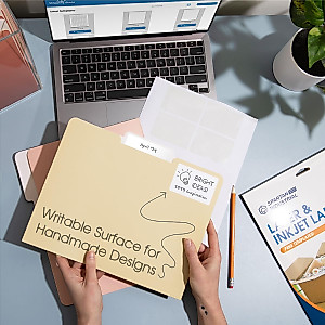 2" Circle Printable Labels Compatible with Inkjet and Laser Printers - 100 Sheets, 2000 Matte White Round Stickers for Product Labeling, Packaging, Organization - Spartan Industrial