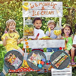 Labeol Self Sealing Cellophane Bags 600pcs 3 Sizes 3x4 4x6 2x10 Clear Plastic Bags for Packaging Pretzel Cookie Candy Favor Gift Small Treat Bags Goodie Bags Cello Bags¡­