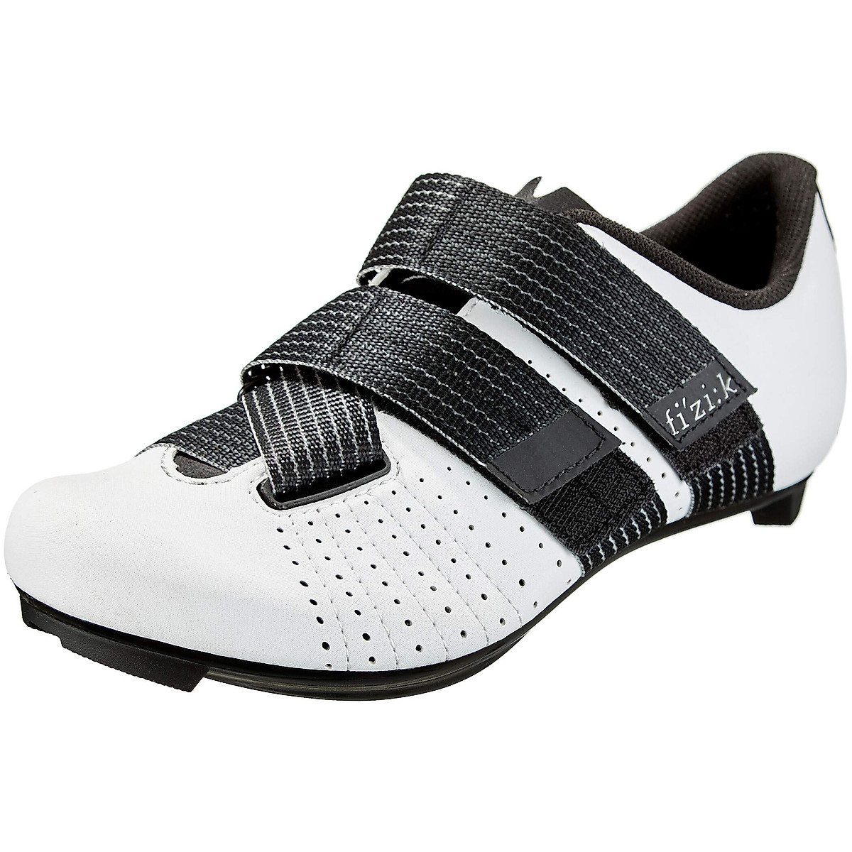 Fizik Powerstrap R5, Unisex Cycling Shoe Black White