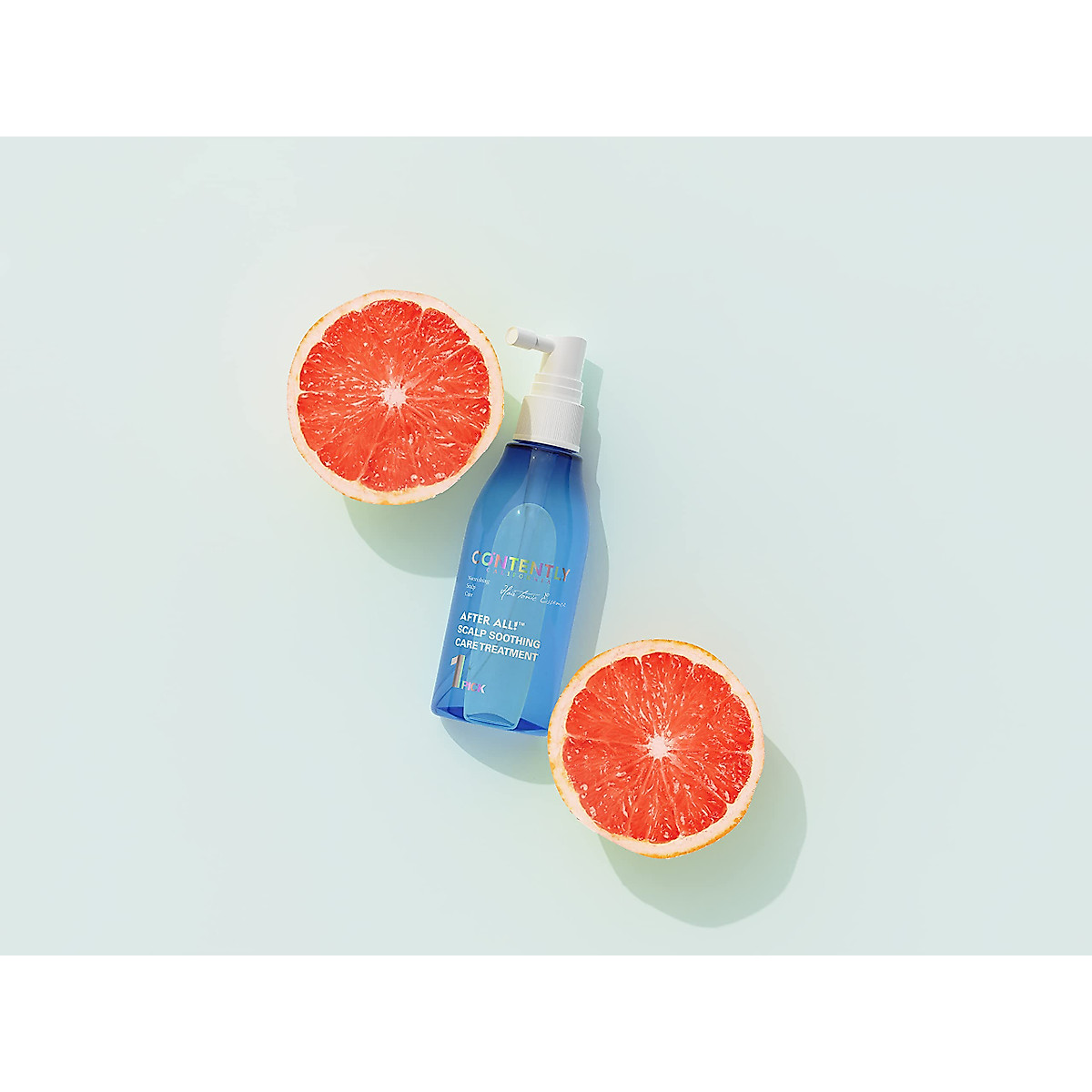 CONTENTLY AFTER ALL! Scalp Soothing Care Treatment | Daily Scalp Cooling Tonic with Probiotics & Ginger Extract For Itchy & Flaky Scalps | 4.06 fl.oz.