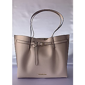 Michael Kors Emilia Large EW Leather Tote - Powder Blush