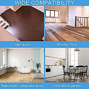 NAACOO Flooring Spacers, 1/4'' Gap & 1/2'' Gap, (20 Pack) Laminate Wood Flooring Tools - Compatible Install Any Laminate Flooring, Vinyl Plank, Engineered Hardwood, Bamboo, LVT, Subfloor Panels.