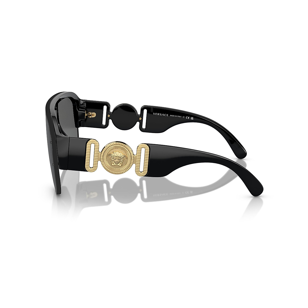 Versace Man Sunglasses Black Frame, Dark Grey Lenses, 0MM