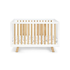Suite Bebe Livia Convertible Crib in White & Natural