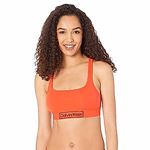 Calvin Klein Women's Plus Reimagined Heritage Unlined Bralette, Tuscan Terra Cotta, 1X