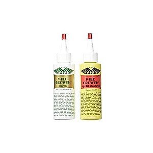Wild Growth Set (Hair Oil 4 oz + Light Oil Moisturizer 4 oz)