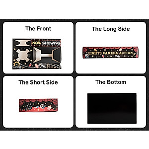 20 Pcs Christmas Party Supplies Movie Night Paper Snack Trays Xmas Party Decorations Movie Night Party Christmas Birthday Party Favors Party Snowman Family Movie Popcorn&Drink&Candy Box