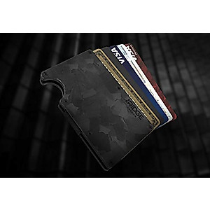 The Ridge Forged Carbon Fiber Money Clip Wallet Thinner Than Smartphone