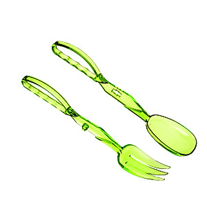 HIC Harold Import Co HIC Harold Import Co. Salad Tong, Hinged, 11.5-inch, green