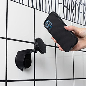 Mous – MagSafe Compatible Car Mount Phone Stand - Phone Suction Mount Compatible with iPhone 15/14/13/12 Series Phones - MagSafe Accessories (2021 Model)