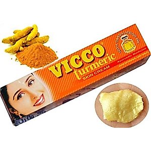 Vicco Turmeric Vanishing Cream 50gm - An Ayurvedic Medicine Prevents and Cures Skin Infections, Inflammation, Blemishes Skin