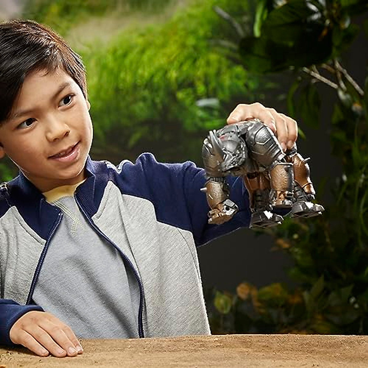 Transformers Toys Rise of The Beasts Movie, Smash Changer Rhinox Converting Action Figure for Ages 6 and up, 9-inch