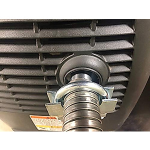 GenExhaust Compatible with Honda EU2200i/EU2000i/EU1000i Generator 1" Steel Exhaust Extension 5 Foot Length.