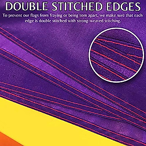 Puppy Pride Kink 3x5 Ft LGBTQ+ Gay Pride Flag - Bold Vibrant Colors, UV Resistant, Golden Brass Grommets, Durable 100 Denier Polyester, Mighty-Locked Stitching - Perfect for Indoor or Outdoor Flying!