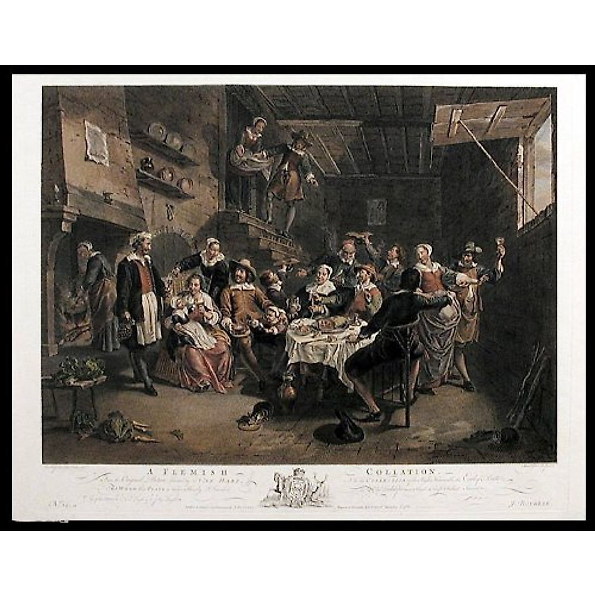 A Flemish Collation. From the Original Picture, Painted by Van Harp, In the Collection of the Right Honourable the Earl of Bute
