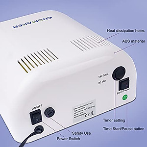 ENOMAKER UV Resin Curing Light Box Resin Dryer Machine 24PCS 405nm LED Beads Professional for LCD/SLA/DLP 3D Printer Models