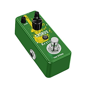Keytars Analog Chorus Guitar Effect Pedal For Electric Guitar Bass With High Warm And Clear Chorus Sound Mini Size True Bypass, (KTS-304)
